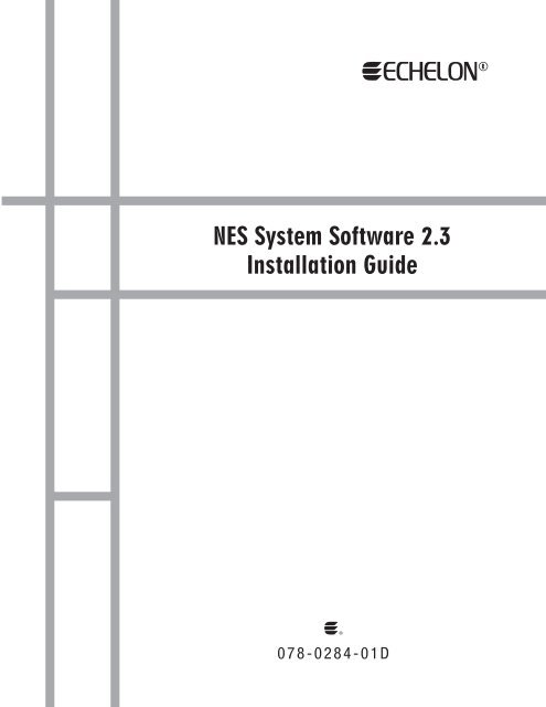 NES System Software Installation Guide Overview - Berg