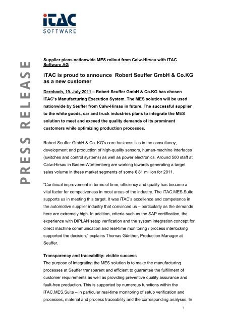 Download - iTAC Software AG