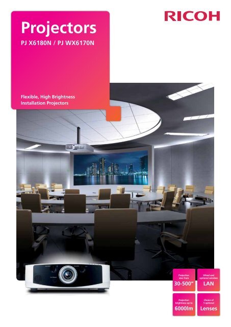 High-End Projector Brochure - Ricoh Europe