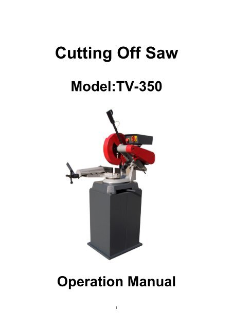 Cutting Off Saw