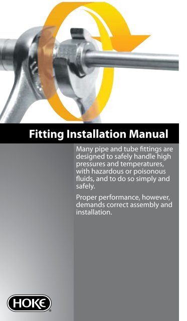 Fitting Installation Manual