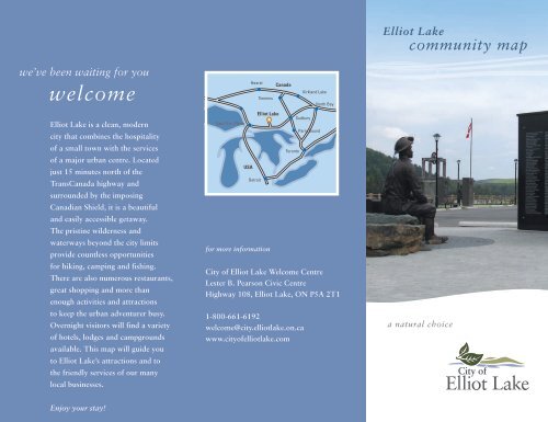 Community map - City of Elliot Lake