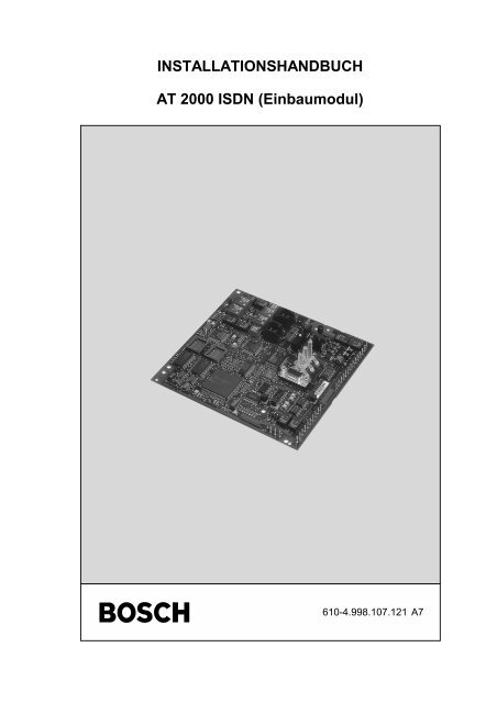 Einbaumodul - Bosch Security Systems