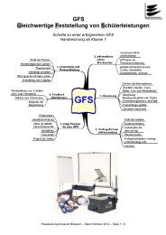 GFS am GDG KLASSE 7 – 10