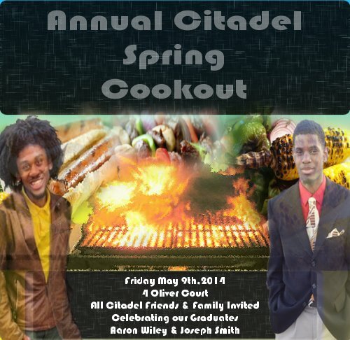 AnnualCitadel Spring Cookout