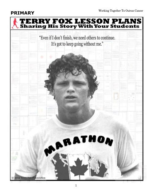 Complete List of Primary Lesson Plans - Terry Fox Foundation