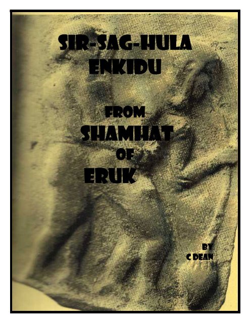 sir-sag-hula ENKIDU - Gamahucher Press