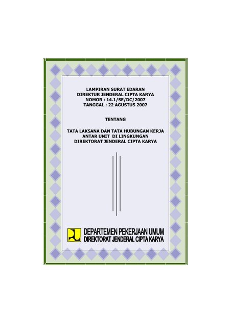 Direktorat Jenderal Cipta Karya - Berbagi Informasi Direktorat Jenderal Cipta Karya - Berbagi Informasi
