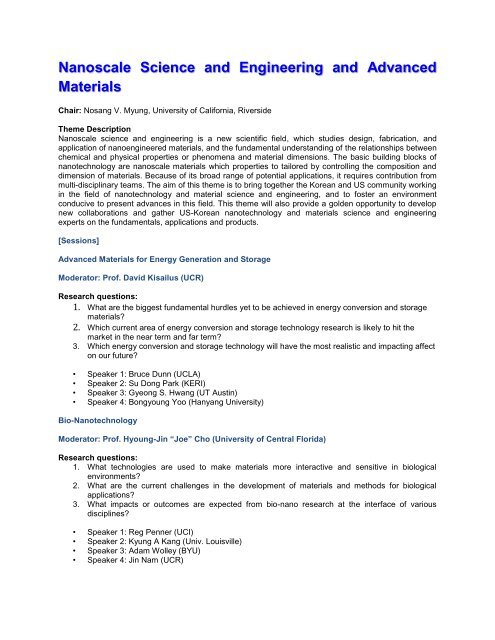 New Materials and Application