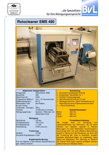 Rotocleaner EMS 480 - BvL Group