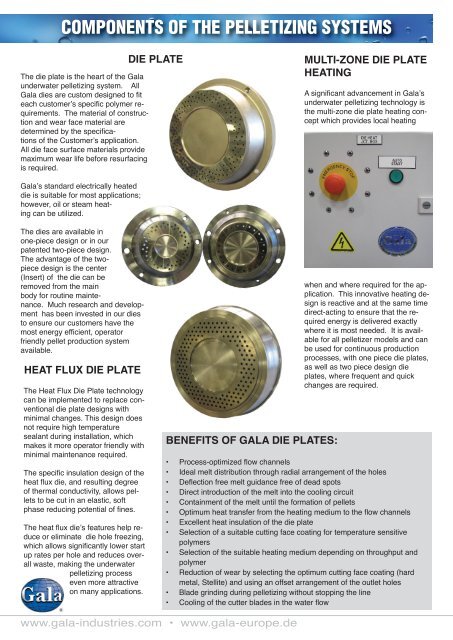 COMPONENTS OF THE PELLETI
