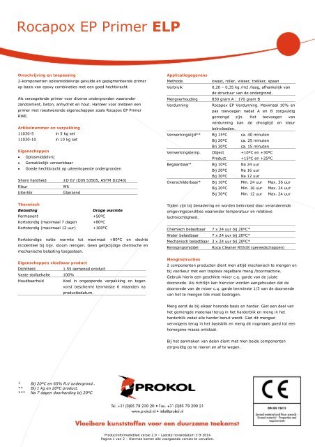 Rocapox EP Primer ELP - Prokol.nl