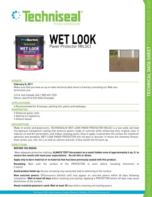 Technical Data Sheet - Techniseal