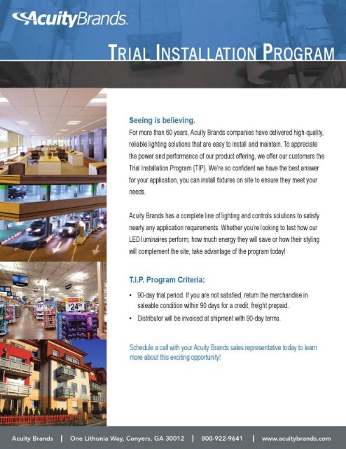 Acuity Lighting Representatives | Shelly Lighting