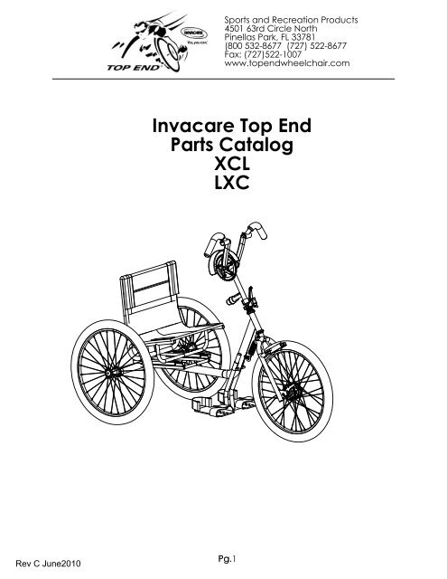Parts Order Diagram - Invacare