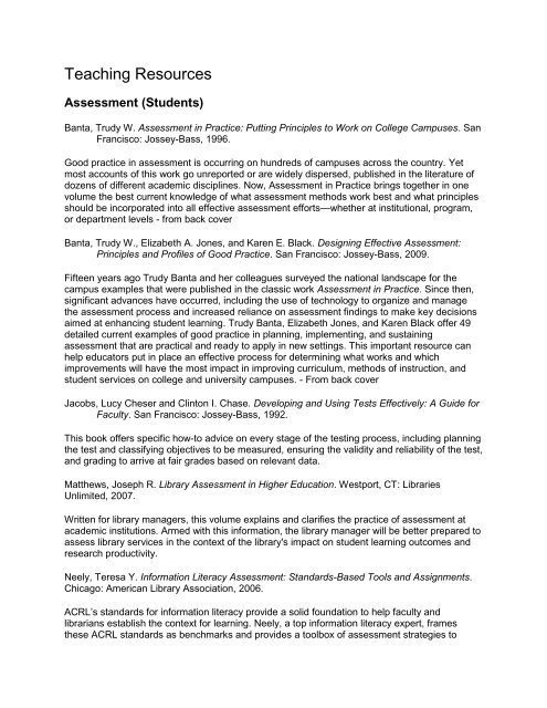 Teaching Resources (pdf) - Fisher College