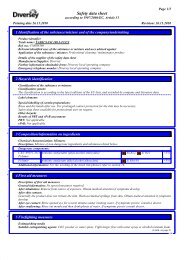 Safety data sheet - Diversey