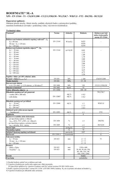 roofmate sl-a - Ravago