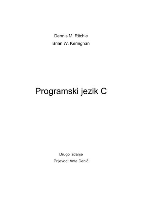 Programski jezik C
