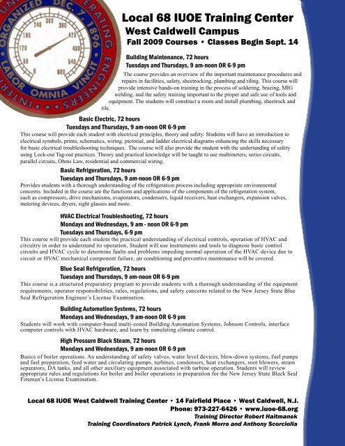 Local 68 IUOE Training Center - IUOE Local 68