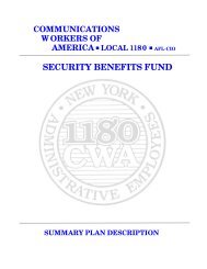 CPS Optical - CWA Local 1180
