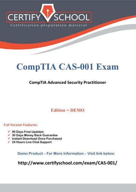 CAS-001 Exam