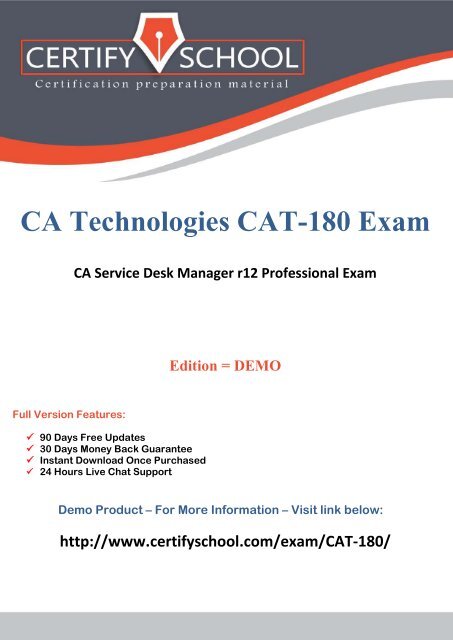 CAT-180 Exam