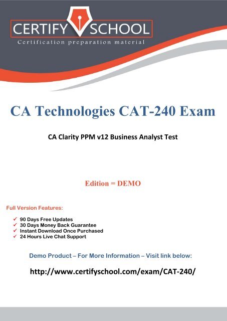 CAT-240 Exam
