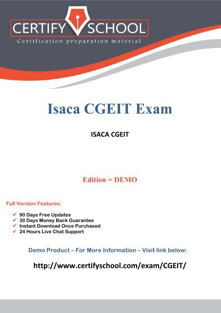CGEIT Exam