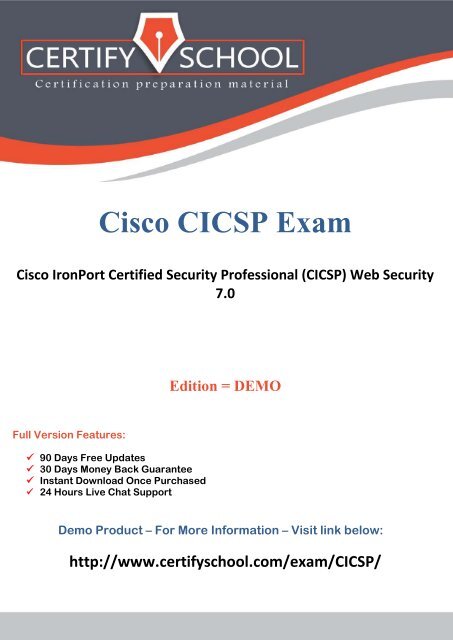 CICSP Exam