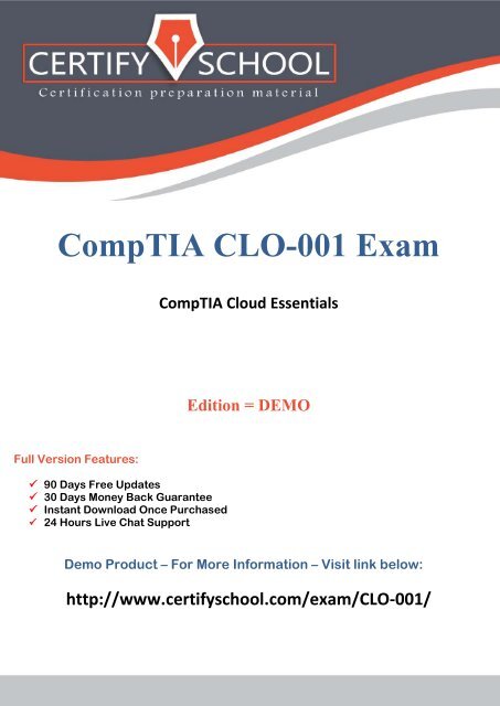 CLO-001 Exam