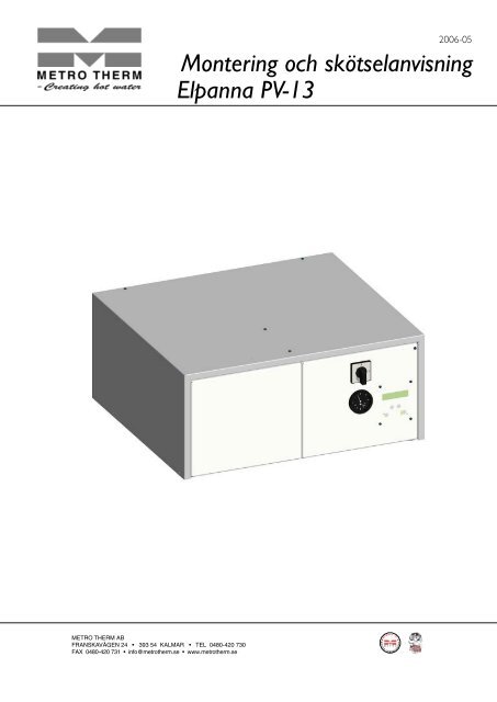 FOCUS PV-13 ny design - Metro Therm AB
