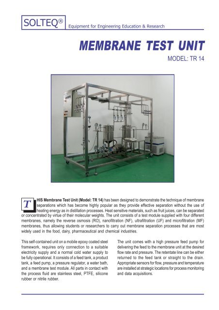 TR 14 - Solution Engineering