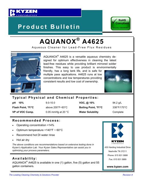 AQUANOX A4625