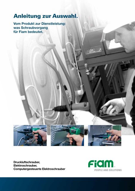 Anleitung zur Auswahl. - Fiam