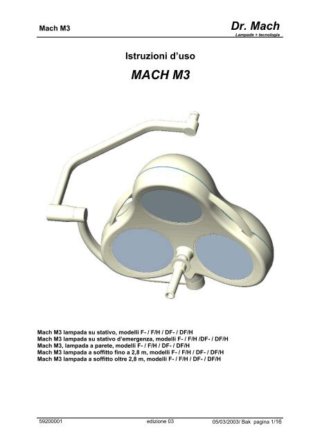 Istruzioni d'uso - Dr. Mach