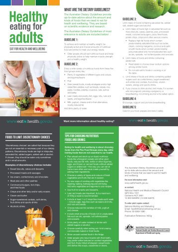 20 free Magazines from EATFORHEALTH.GOV.AU