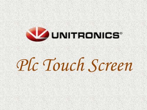 Plc Touch Screen