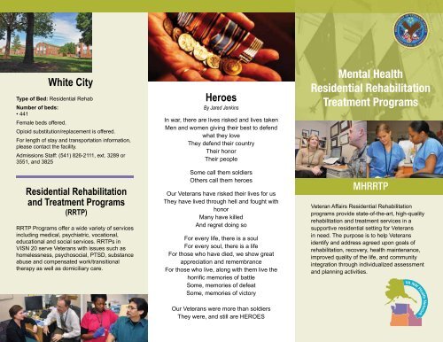 Mental Health Residential Rehabilitation Treatment ... - VISN 20