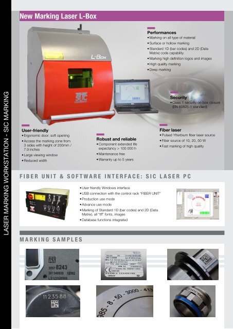 new Marking laser l-box - Sic Marking