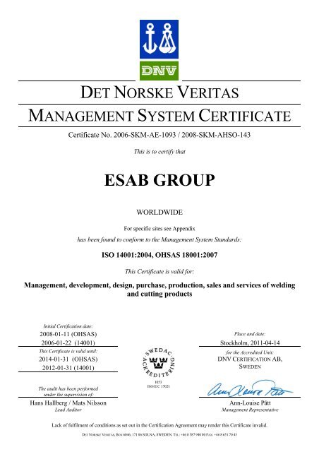 ESAB GROUP - ESAB Cutting