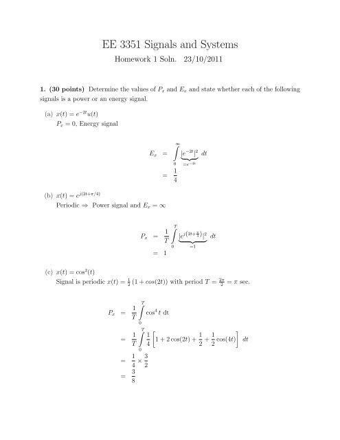 hw1 solution