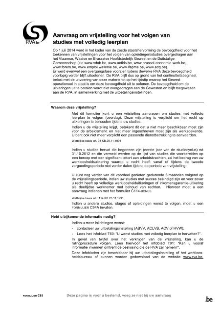 formulier C93