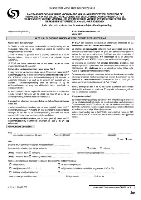 RIJKSDIENST VOOR ARBEIDSVOORZIENING