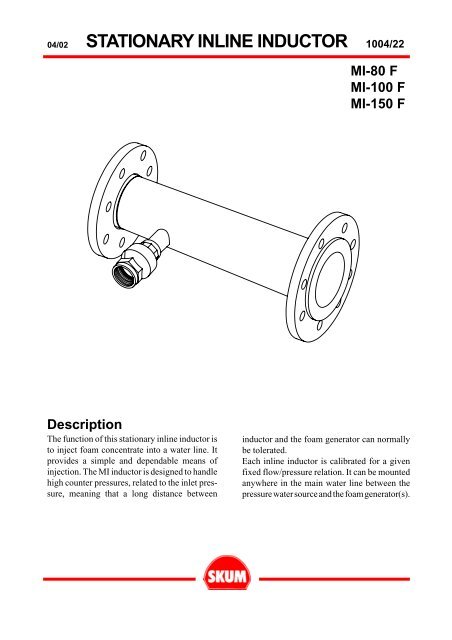 STATIONARY INLINE INDUCTOR