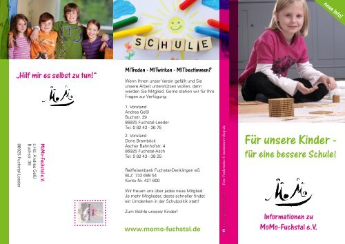 MoMo Flyer 2013 - Montessori-Fuchstal