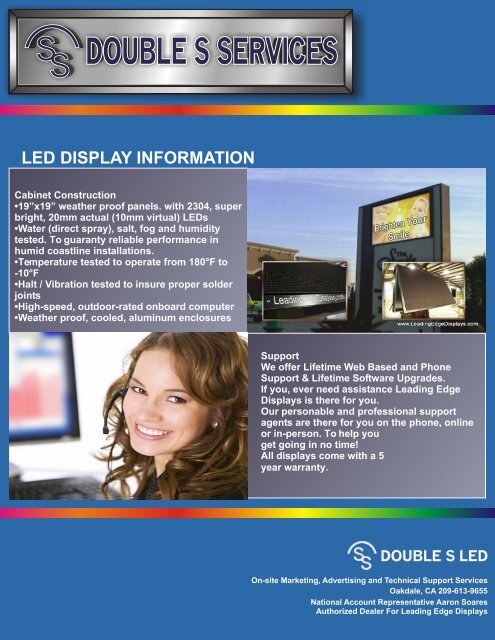 Double S LED Brochure - signSearch