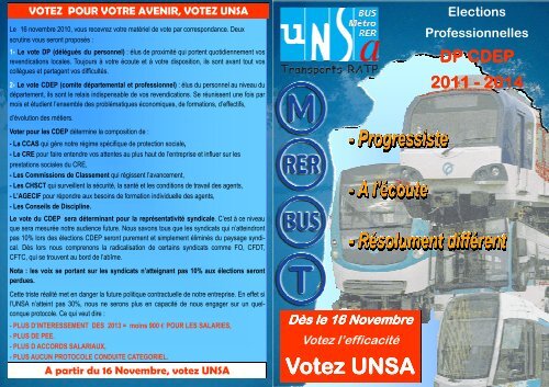 liste DP A3 - UNSA