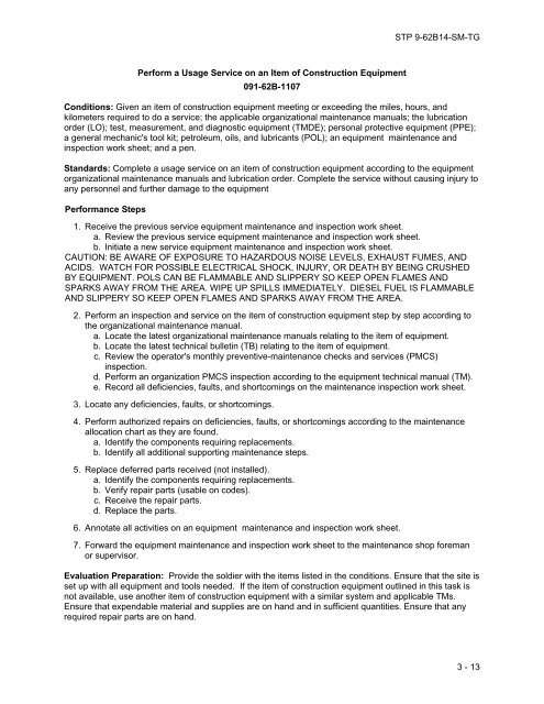 STP 9-62B14-SM-TG Per