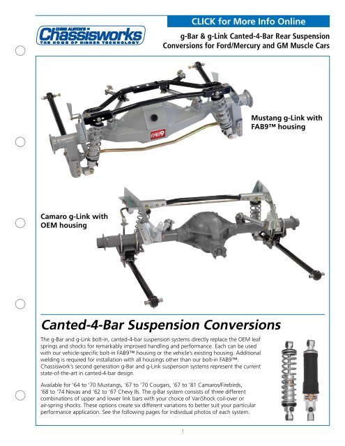 Data Sheet - Chris Alston's Chassisworks